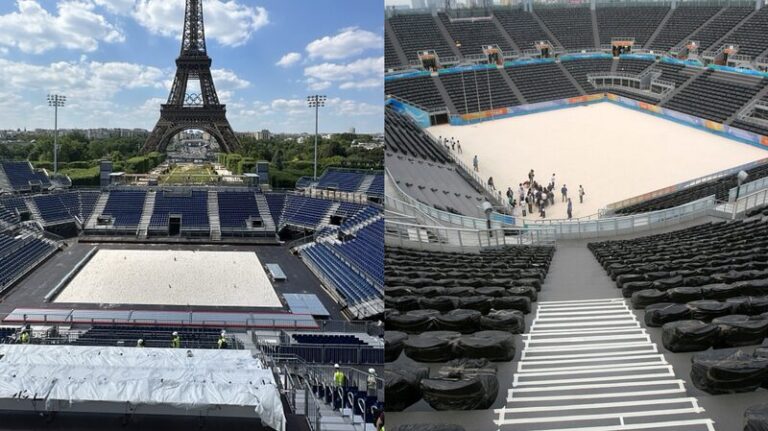 Paris vs. Beijing: The Iconic Olympic Beach Volleyball Venues Making ...