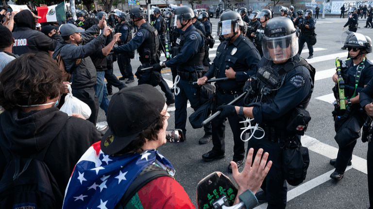 Live: Downtown LA Erupts Amid ICE Raids & Guard Clashes - News for ...