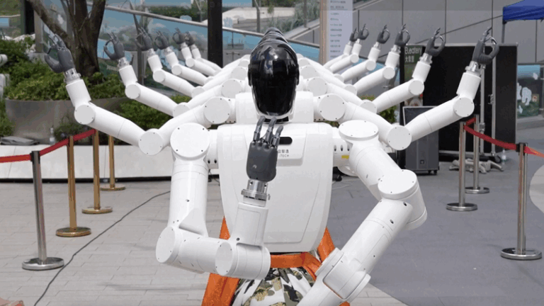 High-Tech Celebrations: Robots & Drones Light Up National Day ...