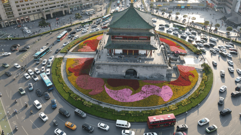 Live: Vibrant Views of Xi’an’s Iconic Bell Tower - News for amigos, by ...